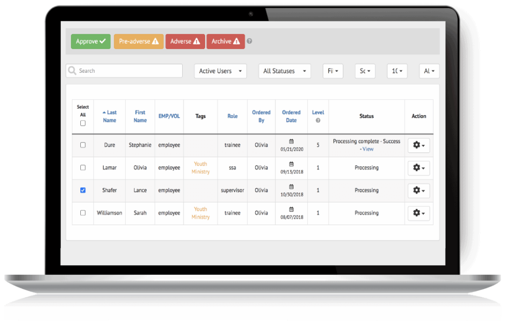 Background Check - Abuse Prevention Systems